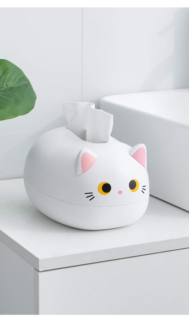 Tissue Box Storage Cute Kitty Decoration Bekas Kucing Tissue Paper Wet ...