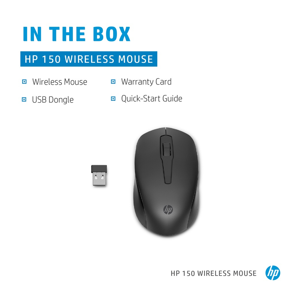 HP 150 Wireless Mouse (2S9L1AA) | Shopee Malaysia