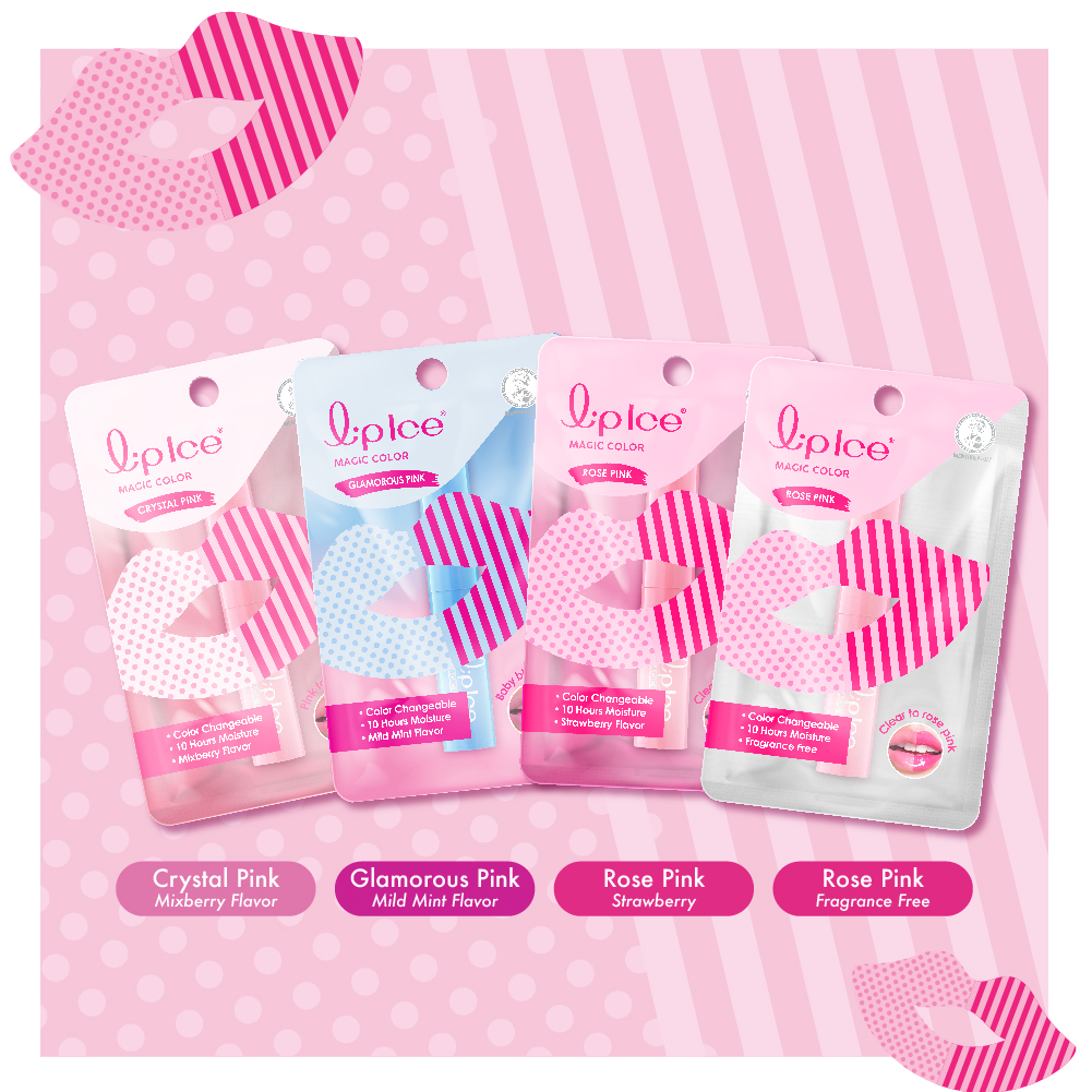 LipIce Fragrance Free Magic Color - Rose Pink Strawberry | Shopee Malaysia