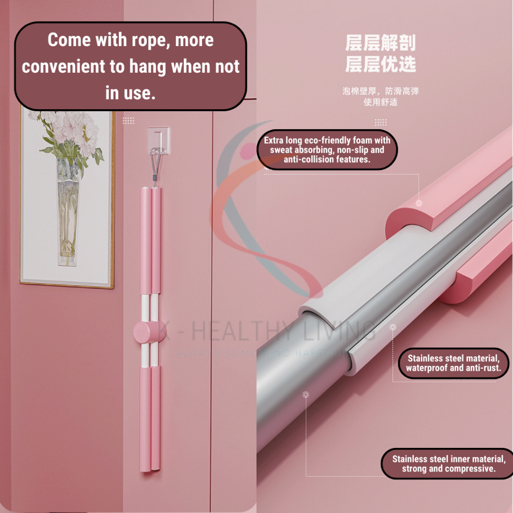 【READY STOCK】81cm Yoga Cross Open Shoulder Stick Yoga Body Shape Stick ...