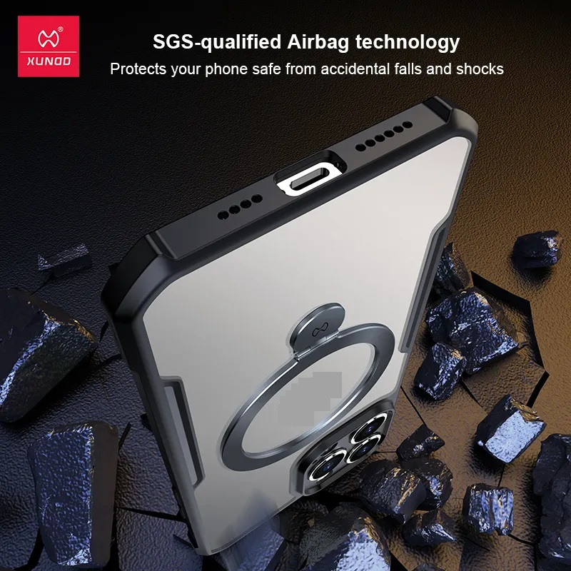 [ Beatle Magnetic Holder Ring Stand ] XUNDD Case Cover i Phone 12 13 14 ...