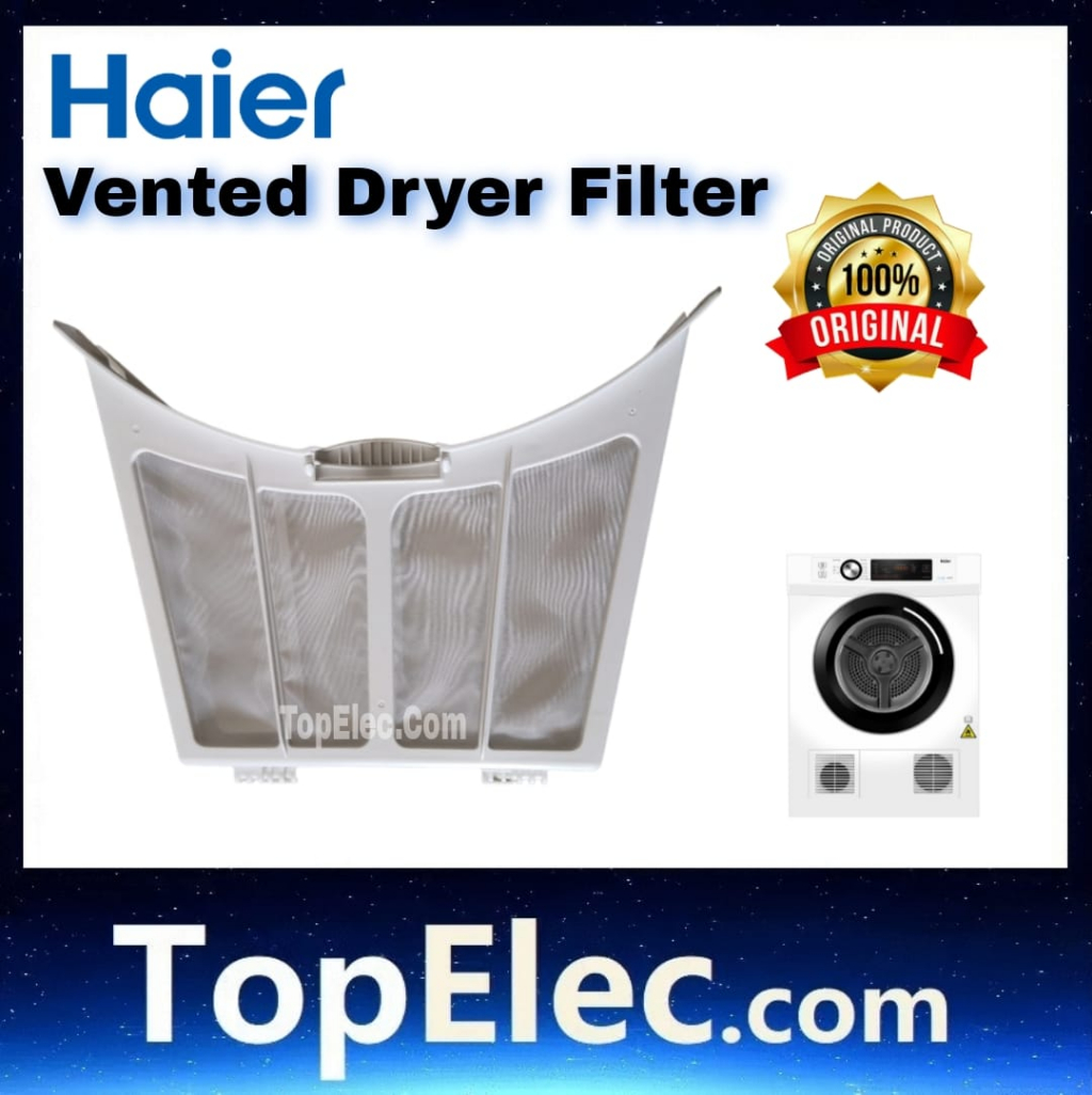 ORIGINAL HAIER VENTED DRYER FILTER 7KG 6KG HDY-D60 HDV70E1 HDV70A1 ...