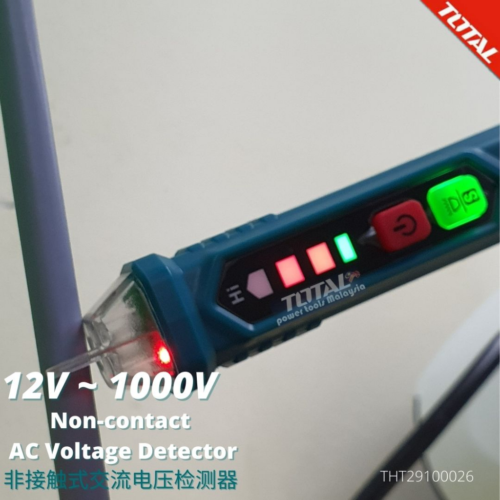 TOTAL Non-contact AC Voltage Detector 非接触式交流电压检测器 - THT100091 | Shopee ...