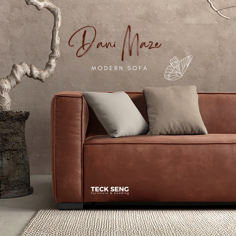 [TECK SENG] Dani Maze Italian Modern Minimalist Sofa/ deep seats ...