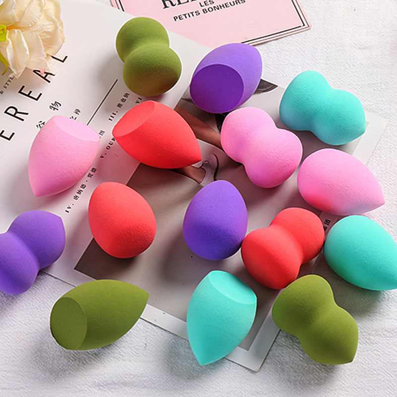 𝐑𝐄𝐔𝐒𝐀𝐁𝐋𝐄 Makeup Puff Wet Dry Cosmetic Foundation Blender Sponge New ...