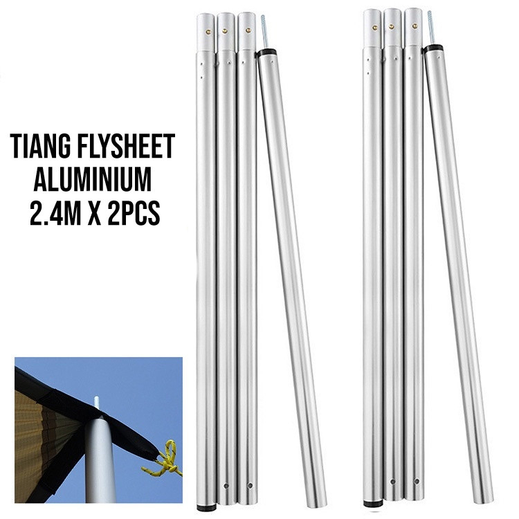 Tiang Flysheet Aluminium Flysheet Pole Camping Flysheet Pole | Shopee ...