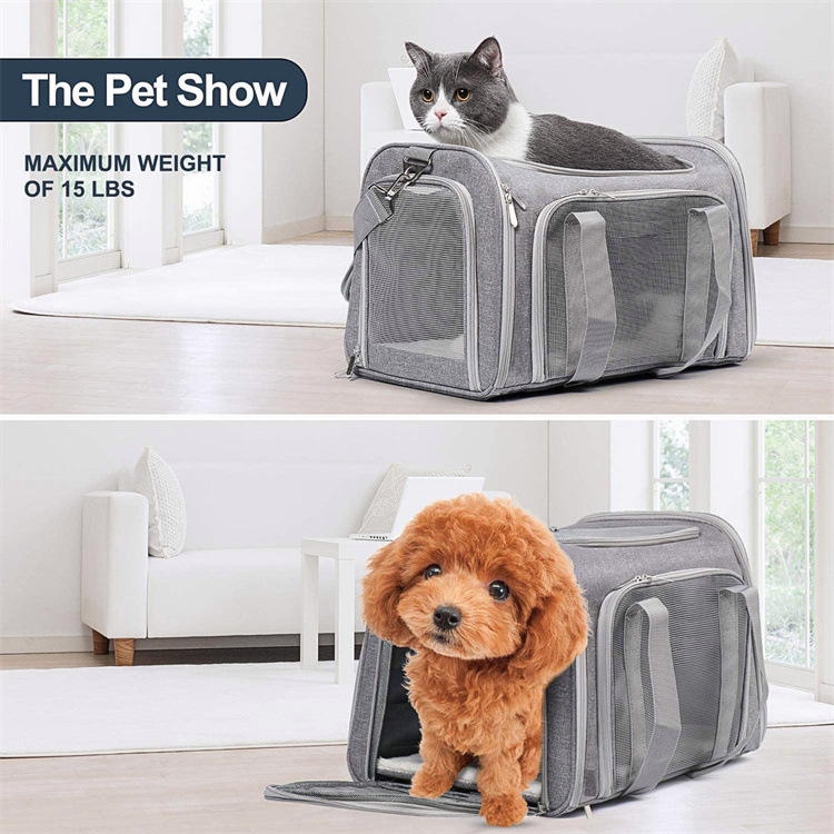 Expandable Pet Bag Carrier Large Cat Backpack Carrier Cat Beg Carrier ...