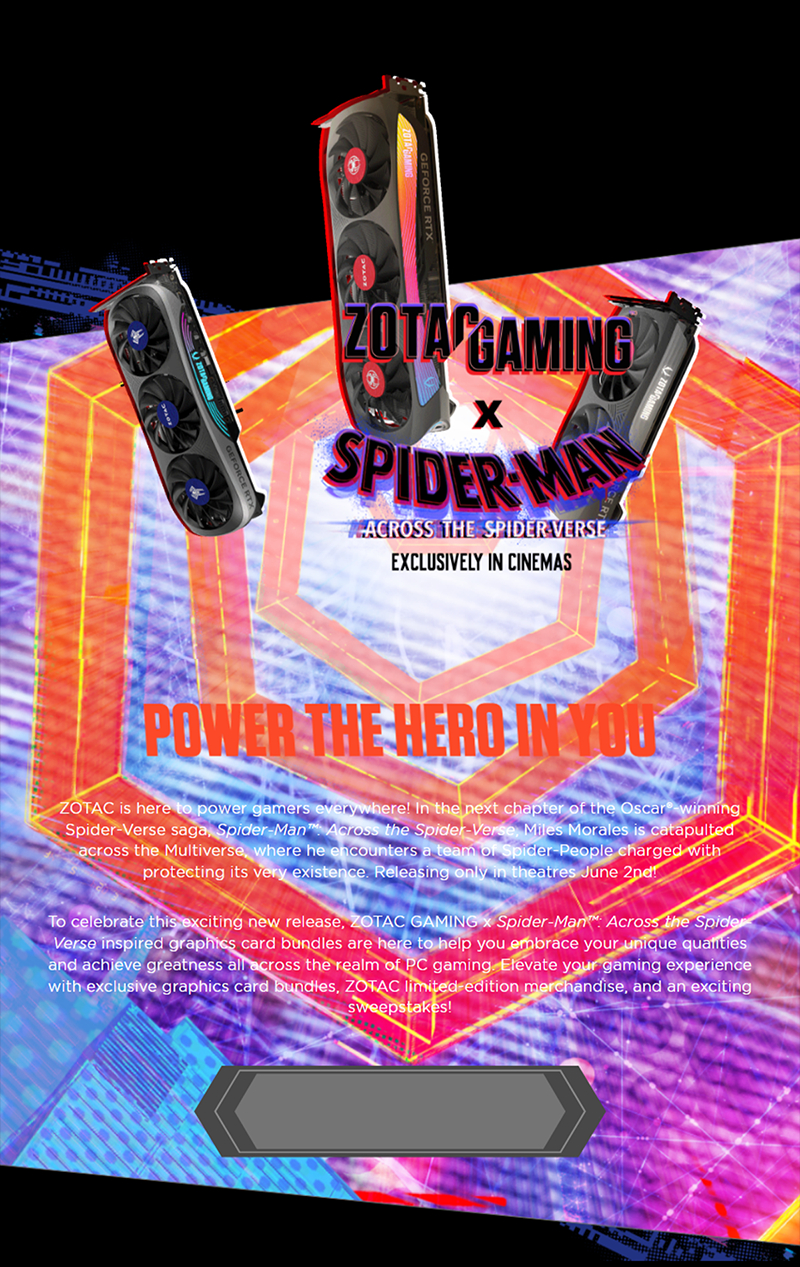 ZOTAC GAMING Spiderman Across the Spider-Verse Edition NVIDIA GEFORCE ...