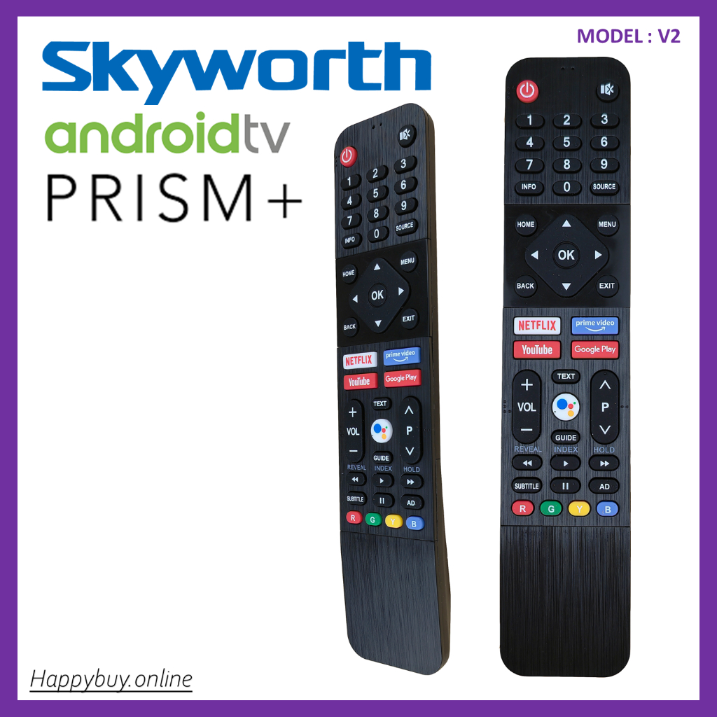SKYWORTH Android Smart TV Remote Control PRISM+ TV Remote Skyworth ...