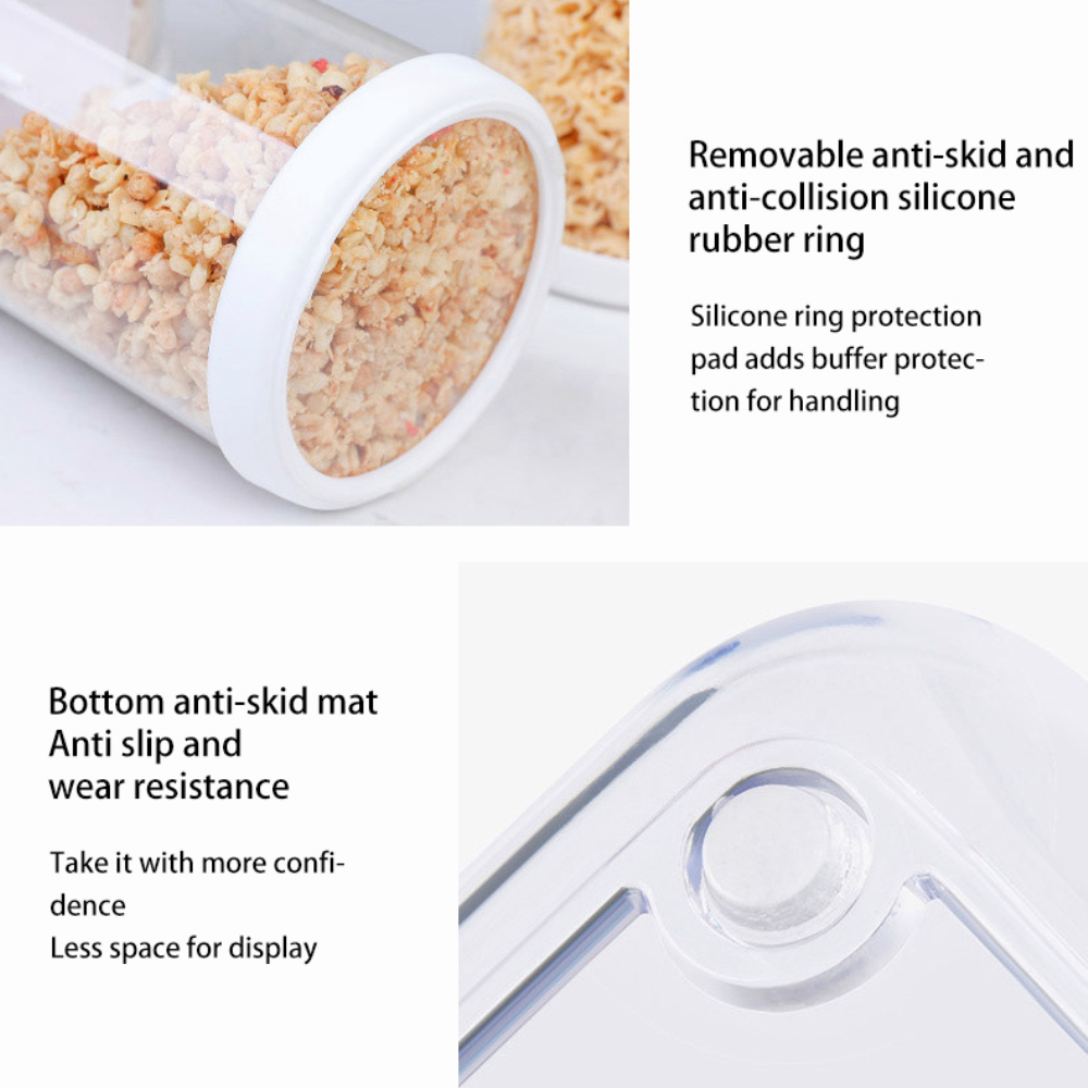 Baby Milk Powder Airtight Container One-Press Button Food Storage ...