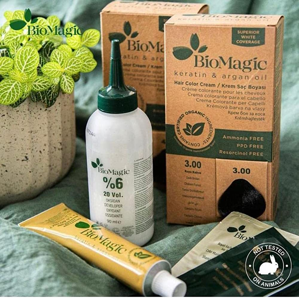 BioMagic Hair Color Cream (With Certified Organic Ingredients, NO ...