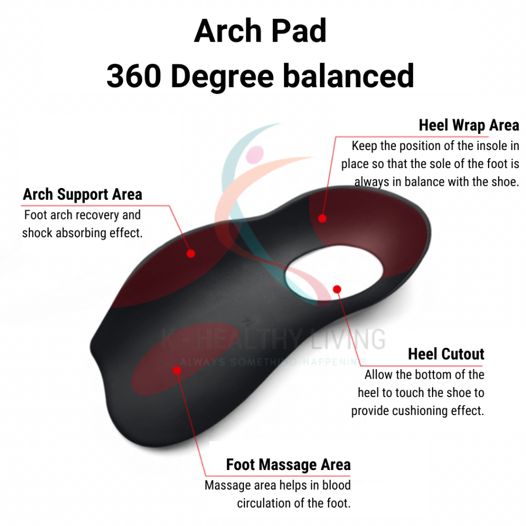 【READY STOCK】Japanese Flat Foot Orthopedic Support Shoes Insoles ...