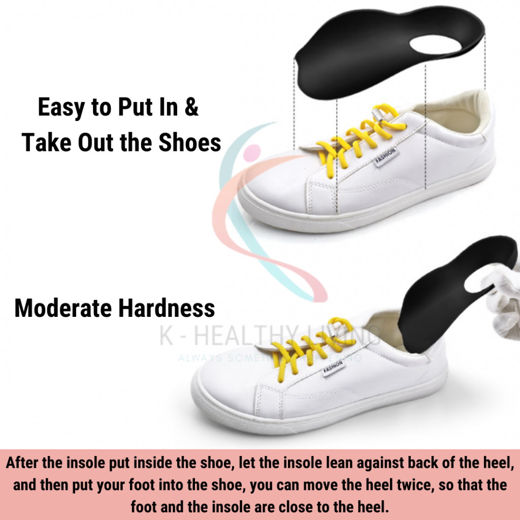 【READY STOCK】Japanese Flat Foot Orthopedic Support Shoes Insoles ...