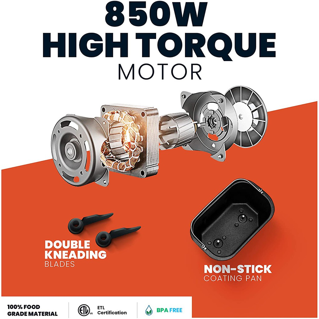 3.3LB RUSSELL TAYLOR X Muller Dual Blade Bread Maker | B5 | Shopee Malaysia