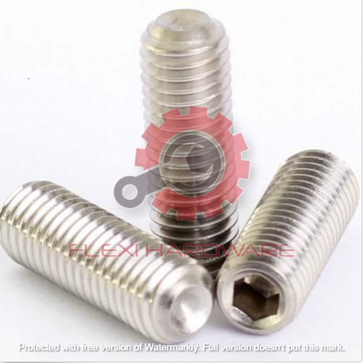 SUS 304 - M10 to M16 Set Screw DIN933 Set Screw Socket Cap Inner Hex ...