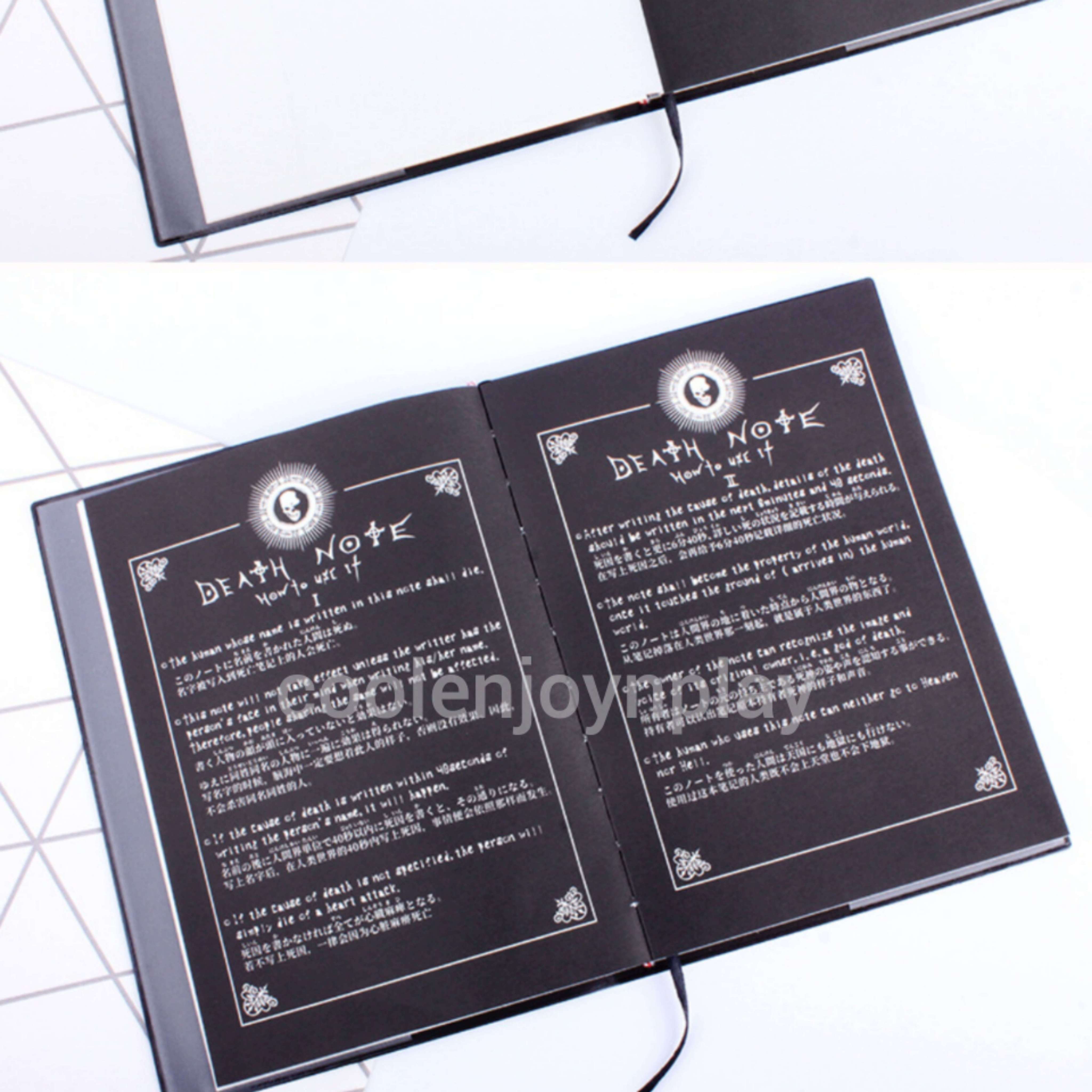 **Ready Stock in Malaysia** Anime Death Note Deathnote Note Book ...
