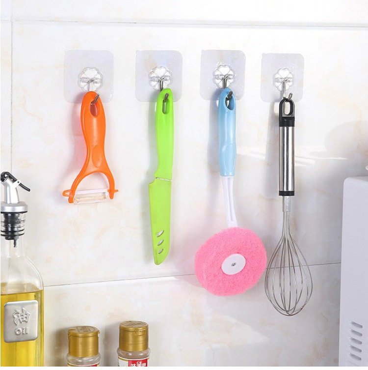 [NO DRILL] WALL HOOK SELF ADHESIVE TAPE HOOK CANGKUK DINDING FRAME HOOK ...