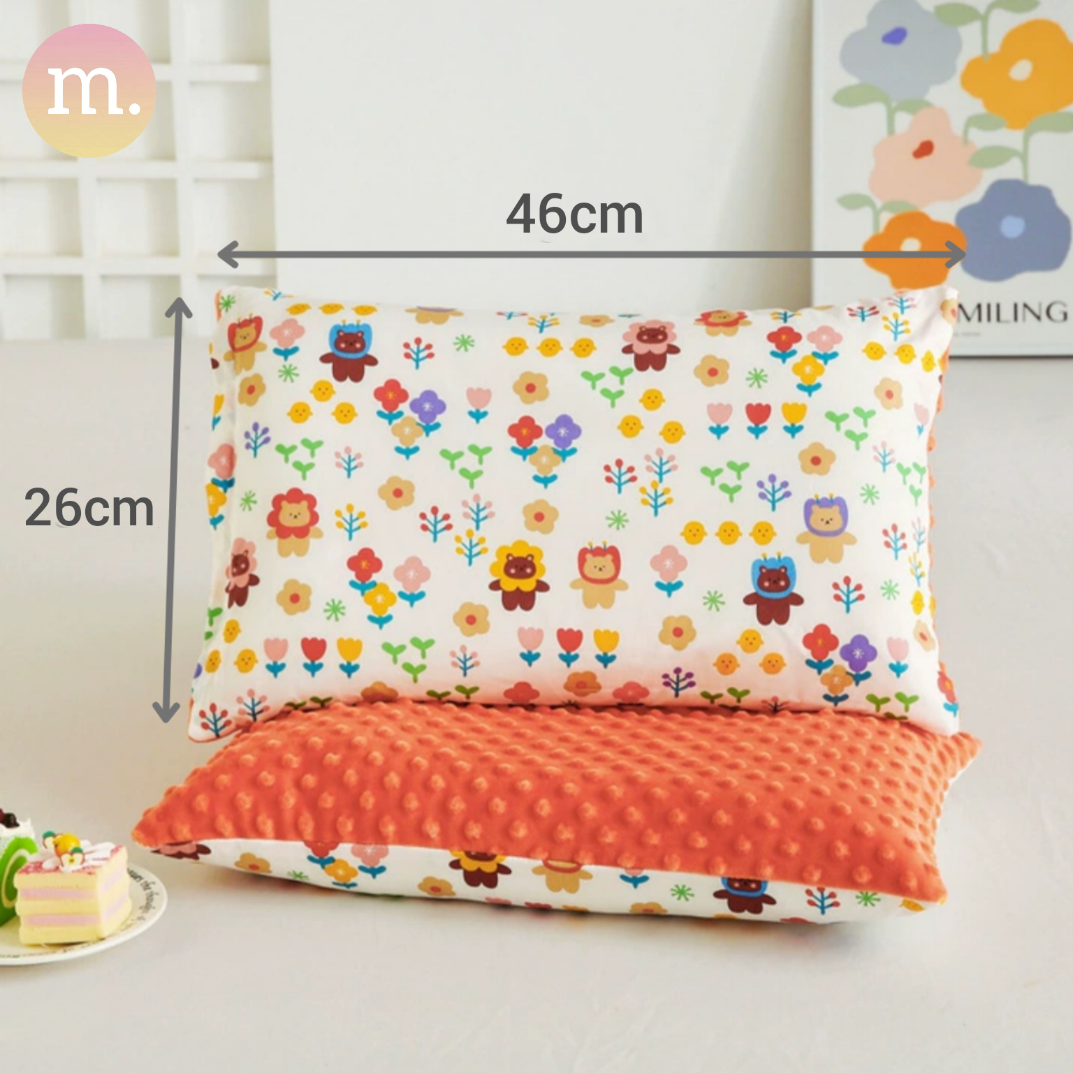 Children Kindergarten Nap Time Pillow With Removable Pillow Case Bantal ...