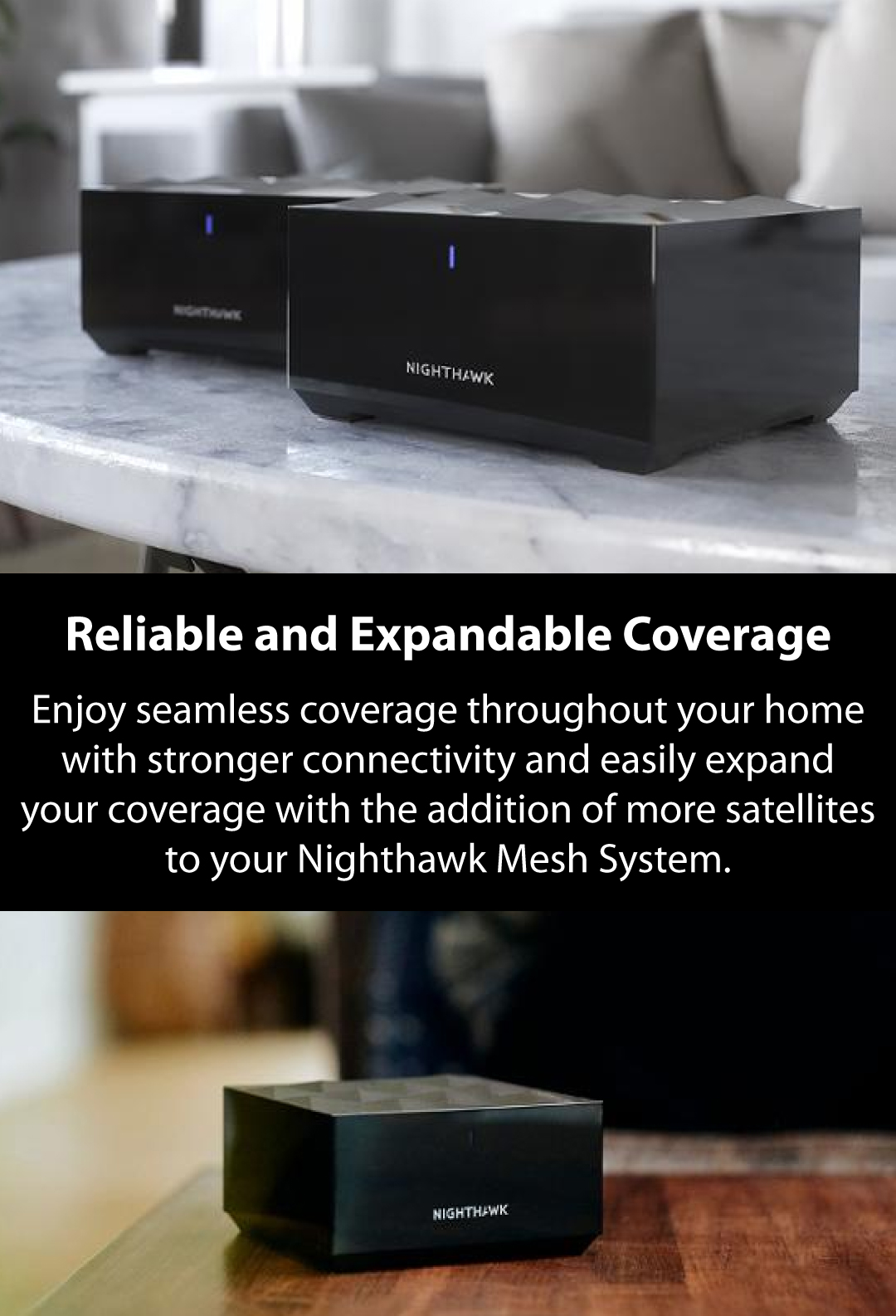 NETGEAR Nighthawk Whole Home Mesh WiFi 6 System MK62 - AX1800 Router ...