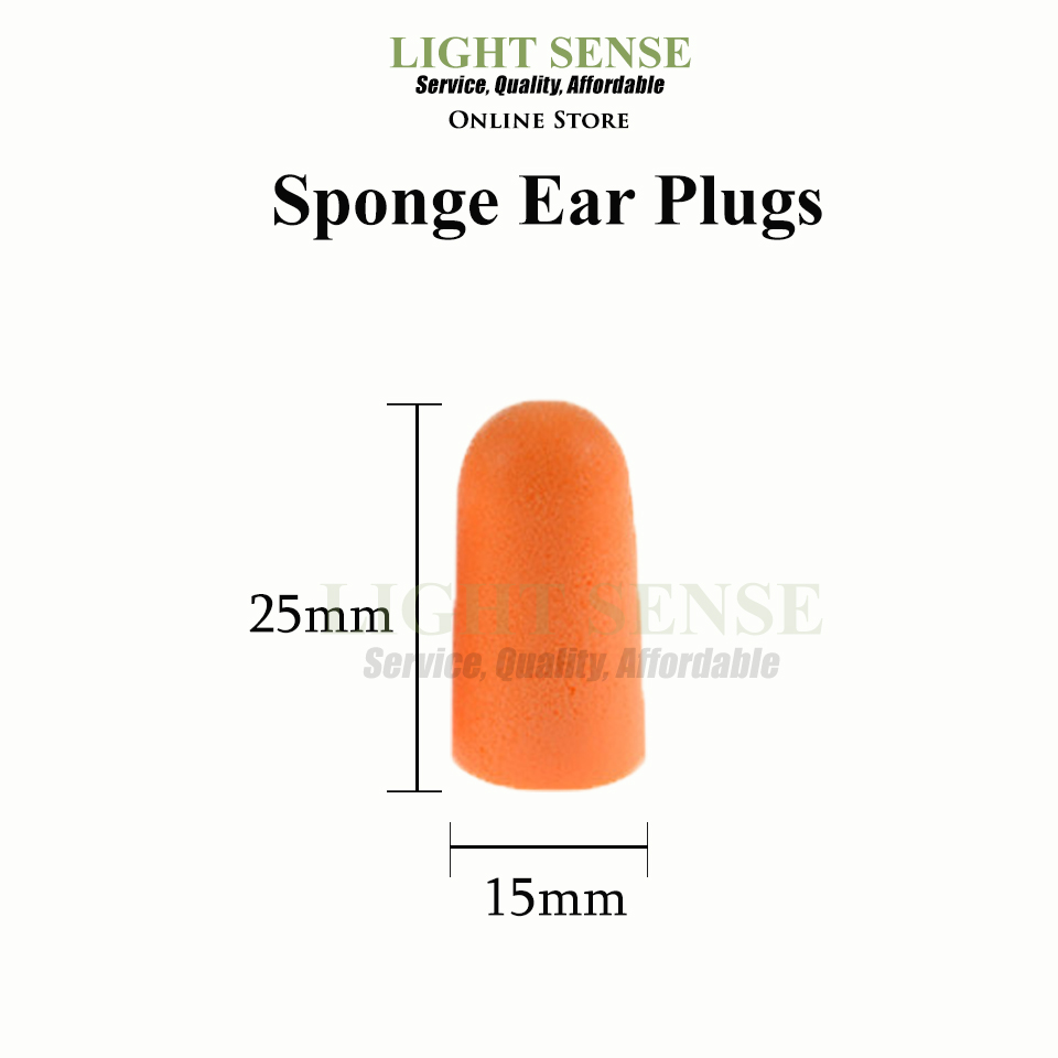1 Pairs Sponge Ear Plugs / Penyumbat Telinga Span / 隔音海绵耳塞 | Shopee ...
