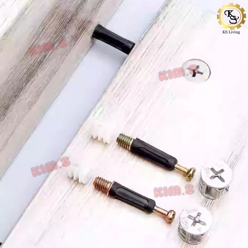 Kim.S Housing Bolt & Nut Connector Parts Screw Fastener Furniture 3 In ...