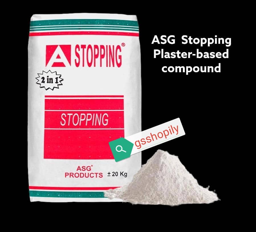 +-1KG ASG Stopping Compound Plaster Ceiling Wall Repair Simen Plaster ...