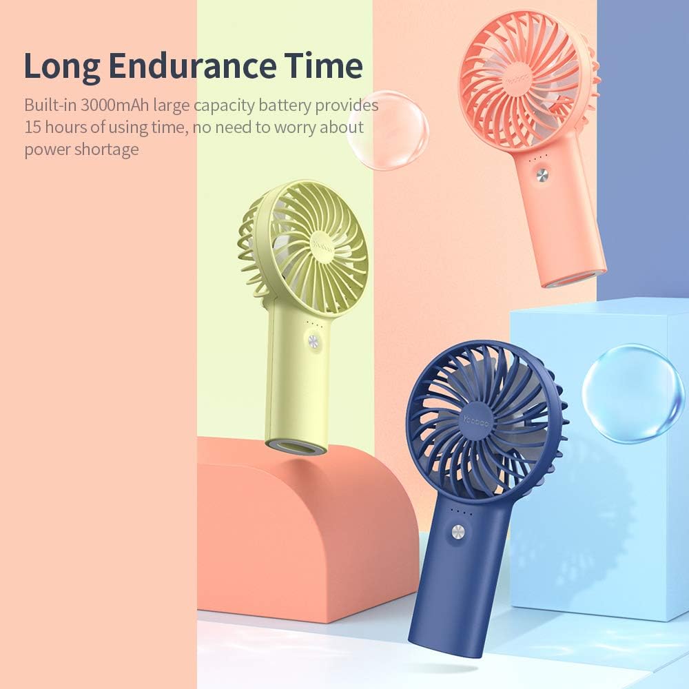 Yoobao Original F3 Mini USB Fan 3000mAh Rechargeable Handheld Mini Fan ...
