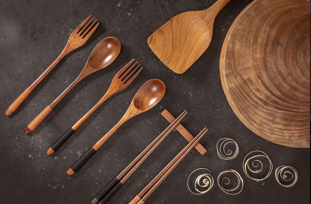 🔥READY STOCK🔥Wood Soup Spoons for Eating Mixing Stirring Cooking, Long ...