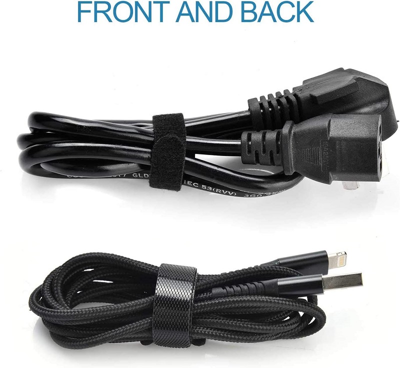 Cable Ties Reusable, Adjustable Cord Ties, Microfiber Cloth Cable ...