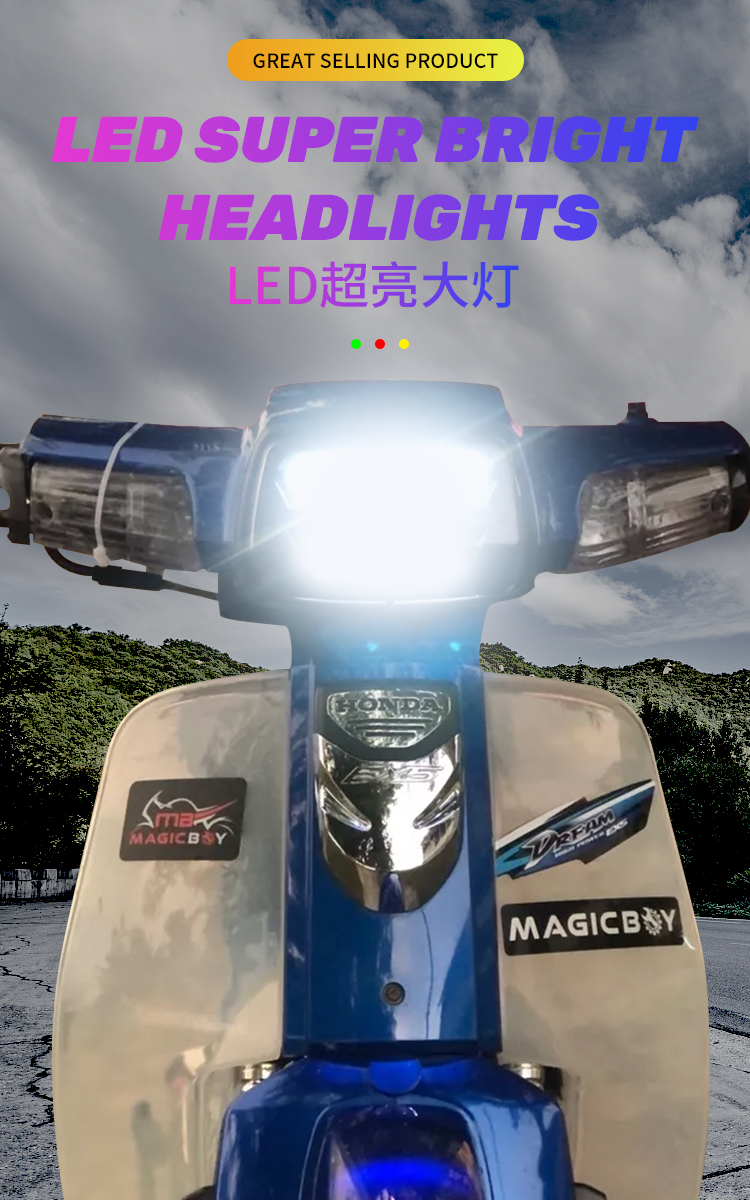 HONDA EX5 HEADLAMP LED EX5 HIGH POWER DREAM HEAD LAMP EX5 LED LAMPU ...