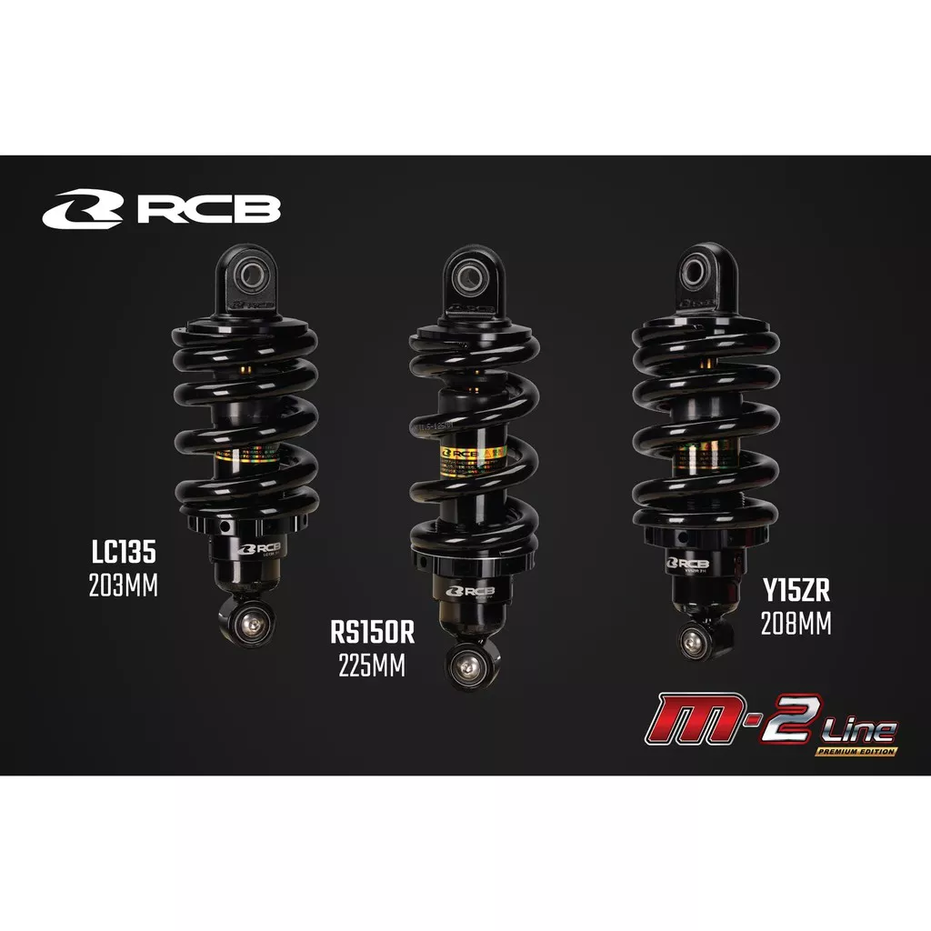 100% ORIGINAL RCB PREMIUM EDITION M2-LINE MONOSHOCK MONO Y15ZR Y16ZR ...