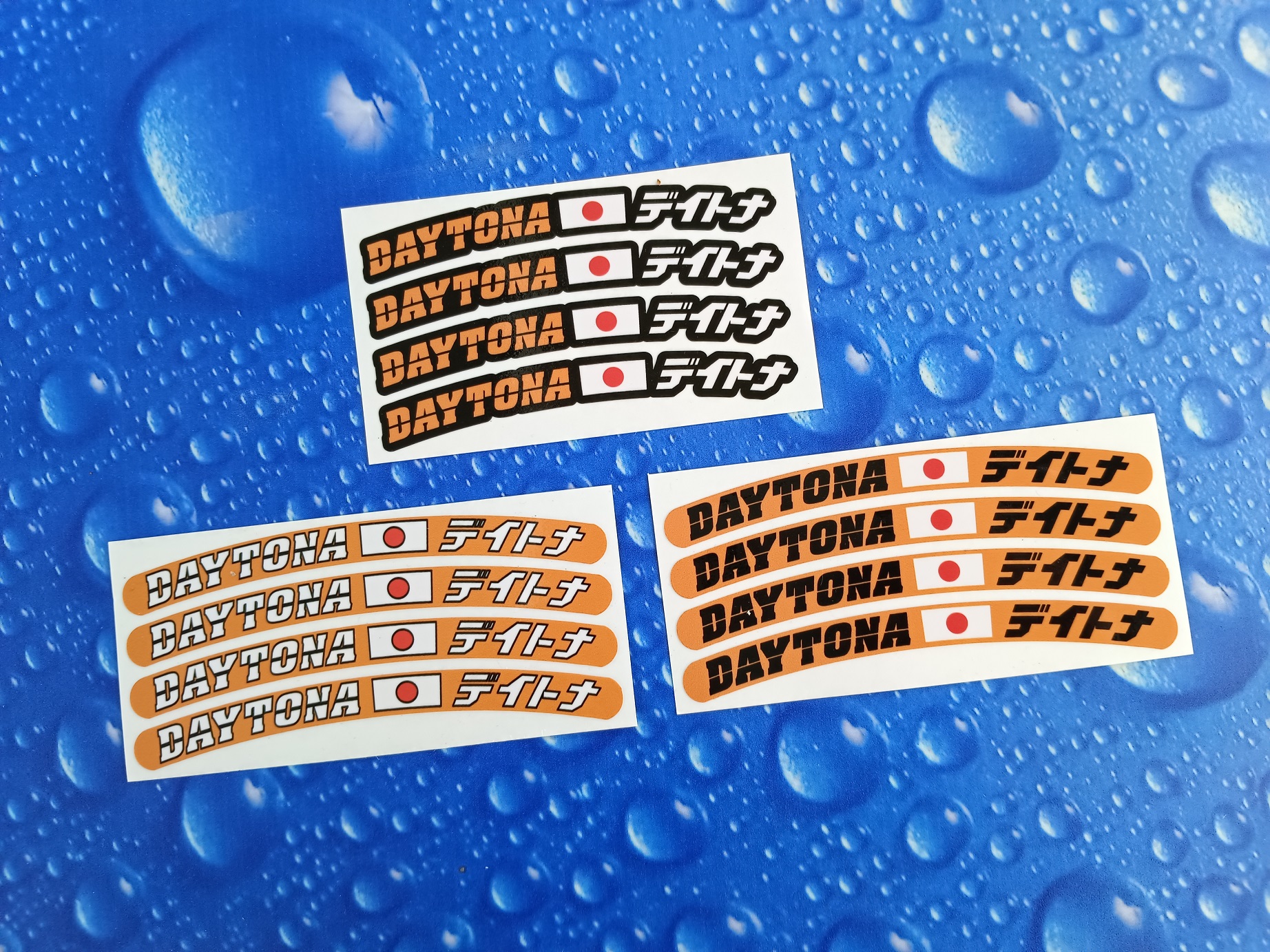 DAYTONA Fork Sticker Motor Sticker Decal DAYTONA Reflective Sticker ...