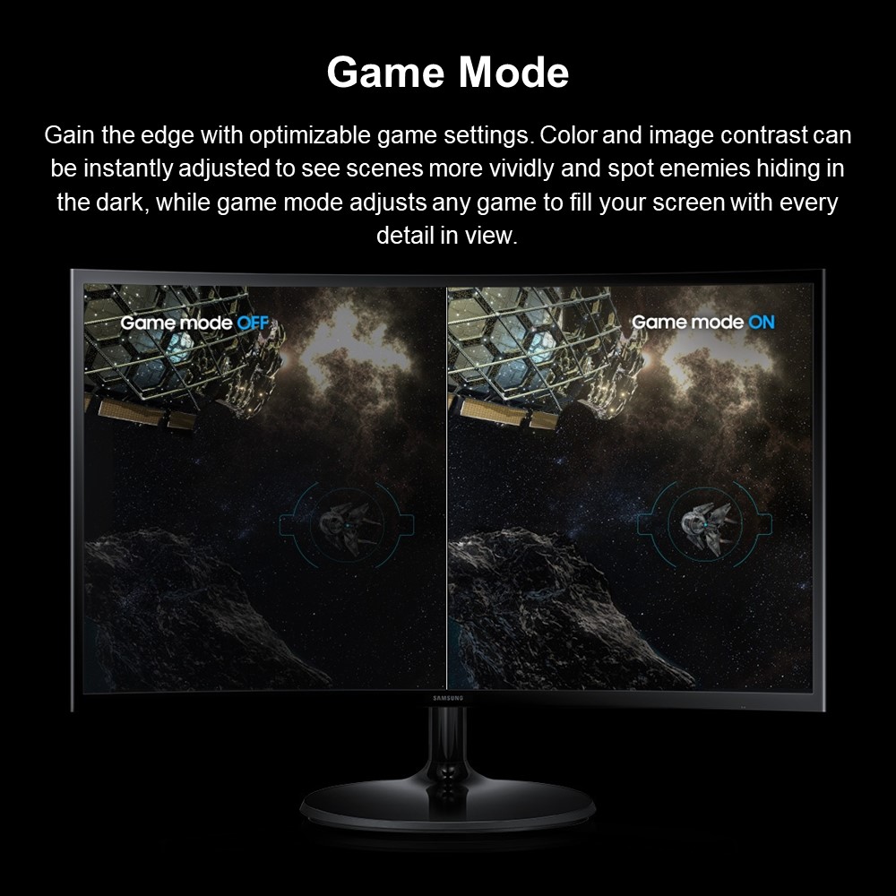 Samsung 24"/27" Essential Curved Monitor S3 S36C with FULL HD ...