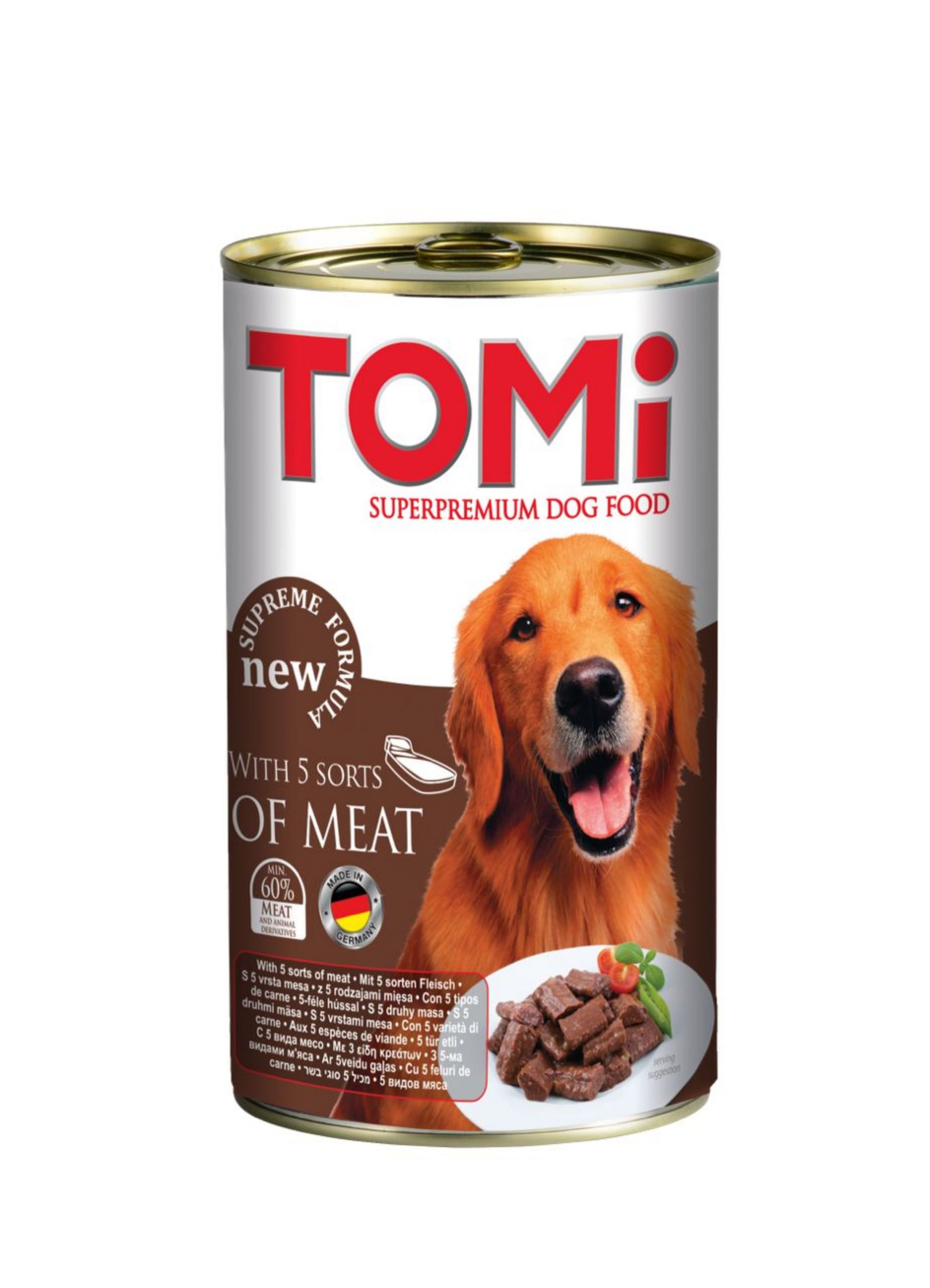 TOMI DOG CANNED, DOG WET FOOD 1200GM (MADE IN GERMANY) | Shopee Malaysia