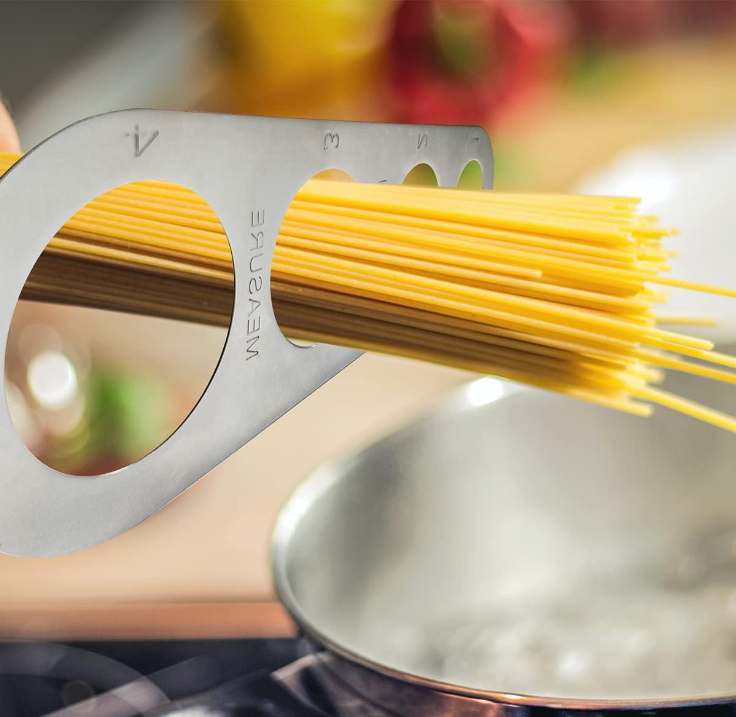1 Pc Stainless Steel Spaghetti Measure Tool Pasta Noodle Measurer 4 ...