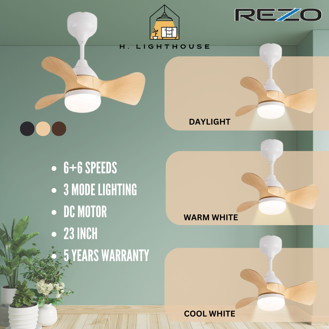 🔥READY STOCK🔥DEKA REZO CONCEPT MINI LORCA Mini Kipas Siling Remote ...