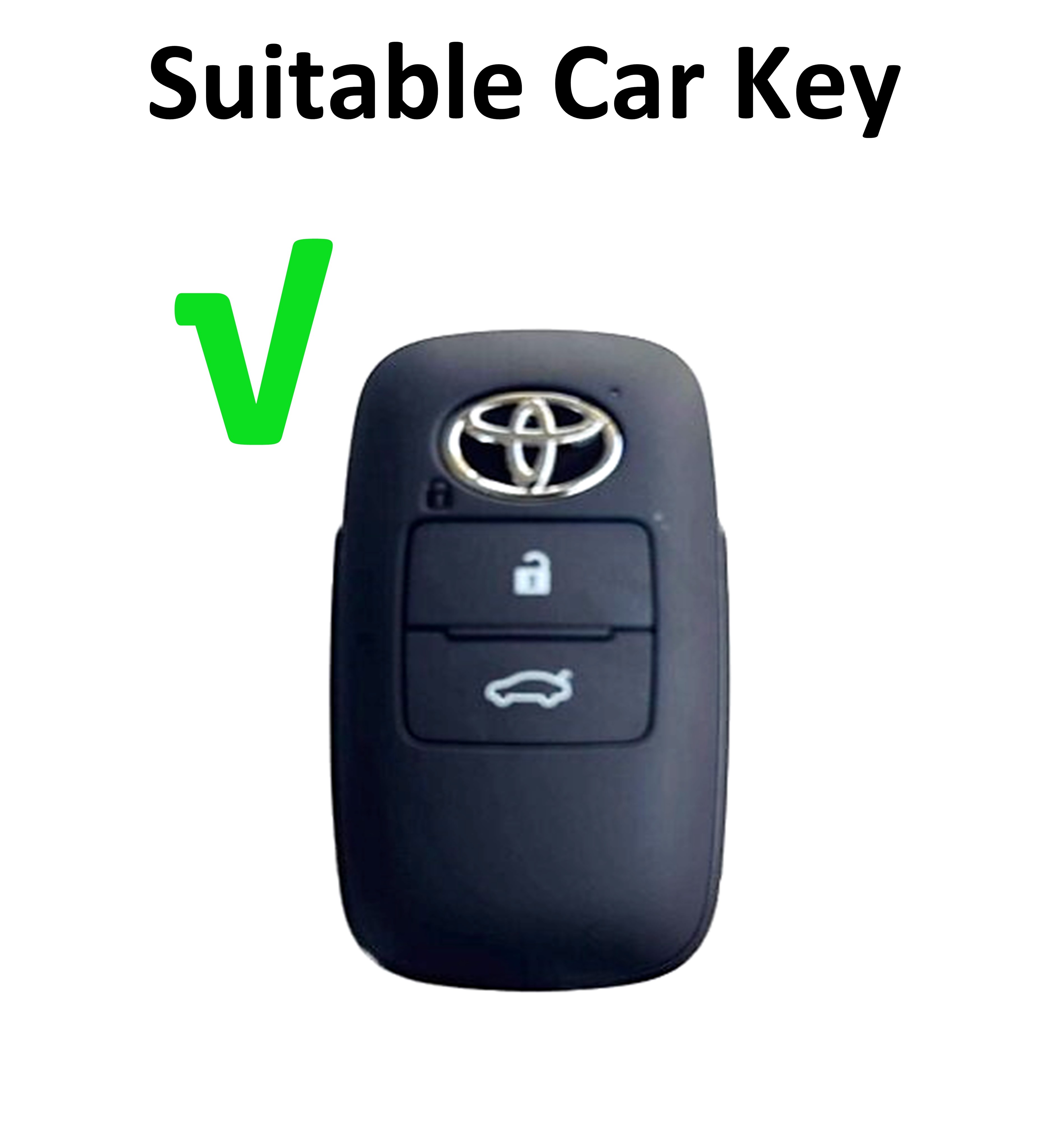 [Premium] Toyota New Vios 2023 Car Key Cover Kunci Hard Carbon Case ...
