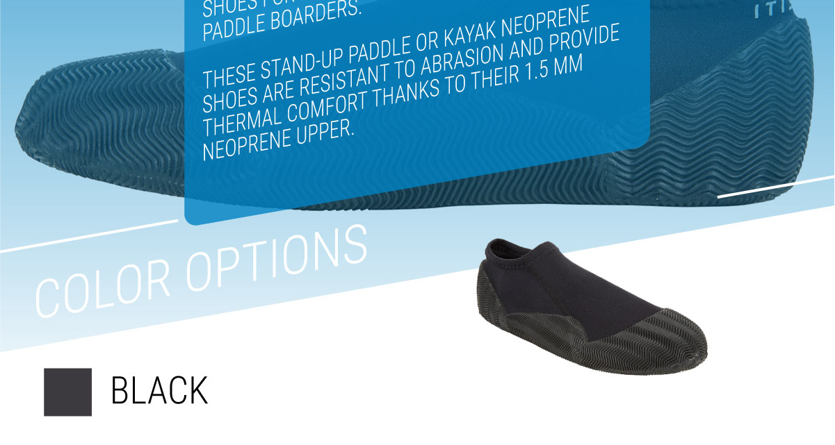 Decathlon Adult Kayak SUP 1.5mm Neoprene Water Shoes Aquahoes - Itiwit ...