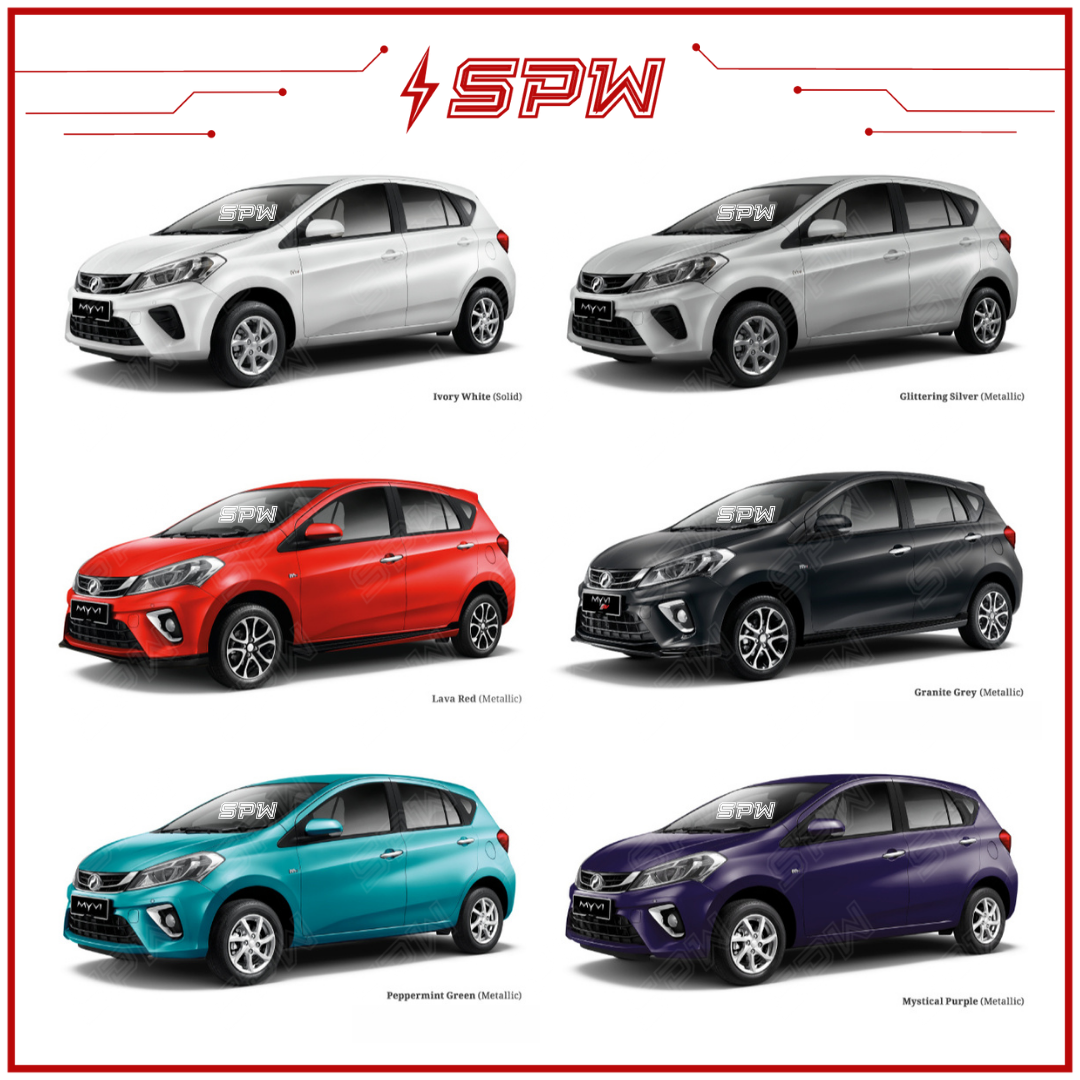 Perodua Myvi G3 (2018-2024) Gear Up Spoiler GU Rear Spoiler MG3 ABS ...