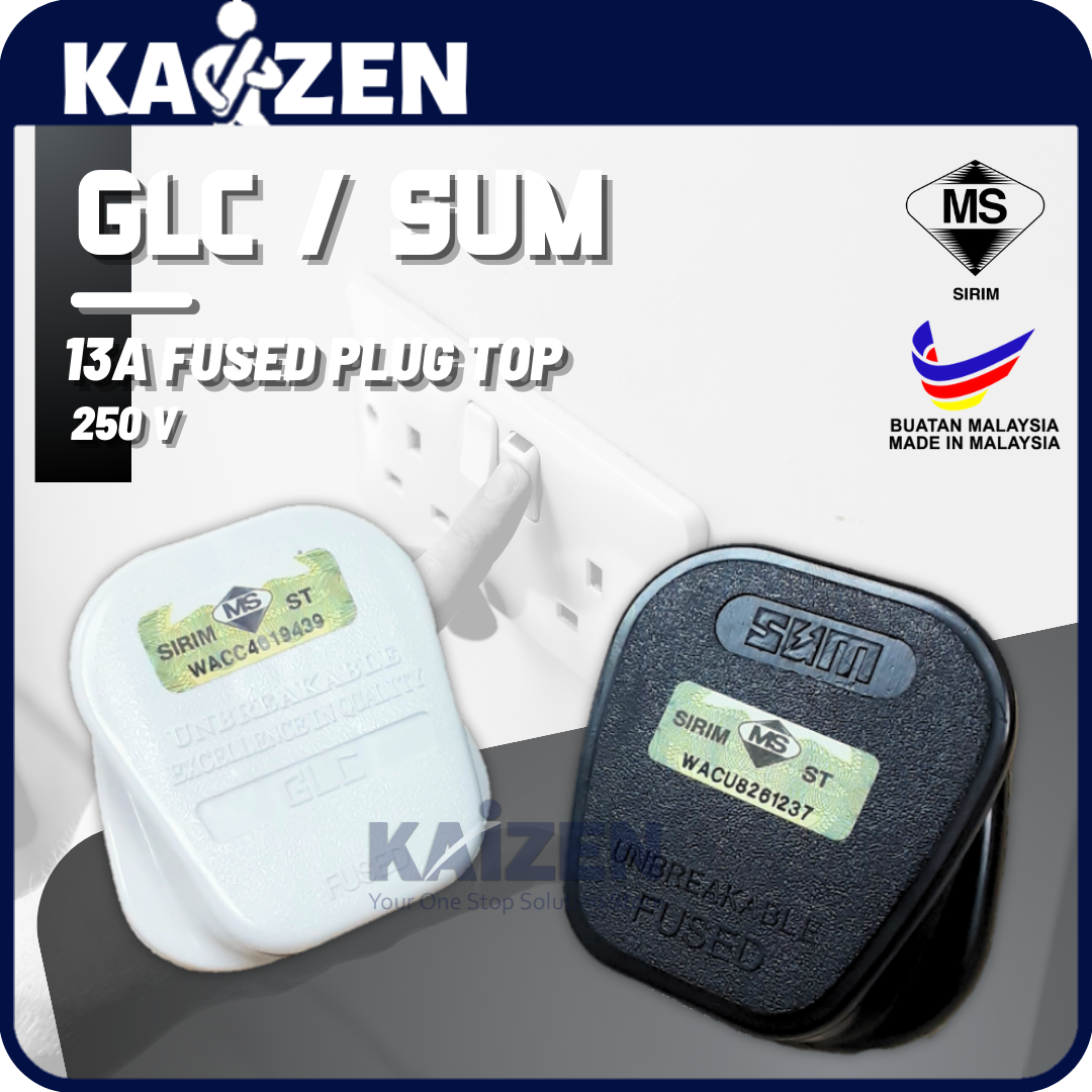 [Sirim] 13A Plug Top UK Plug & 3-Pin Plug | Kepala Plug Elektrik ...