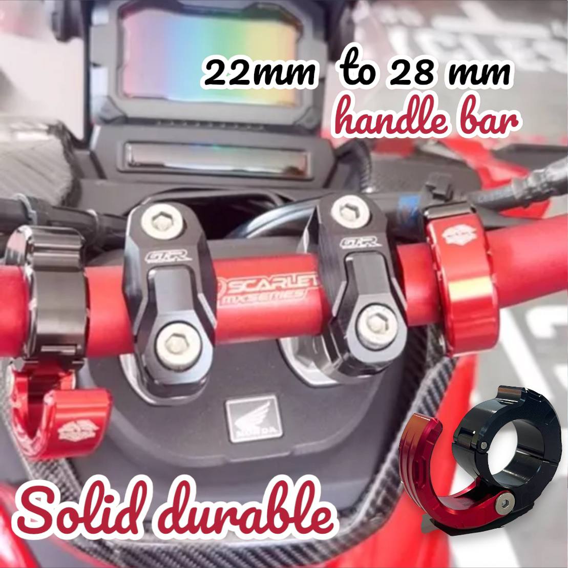 Premium Round Hook Hanger ADV160 ADV 150 Handle Bar Holder Cangkuk ...