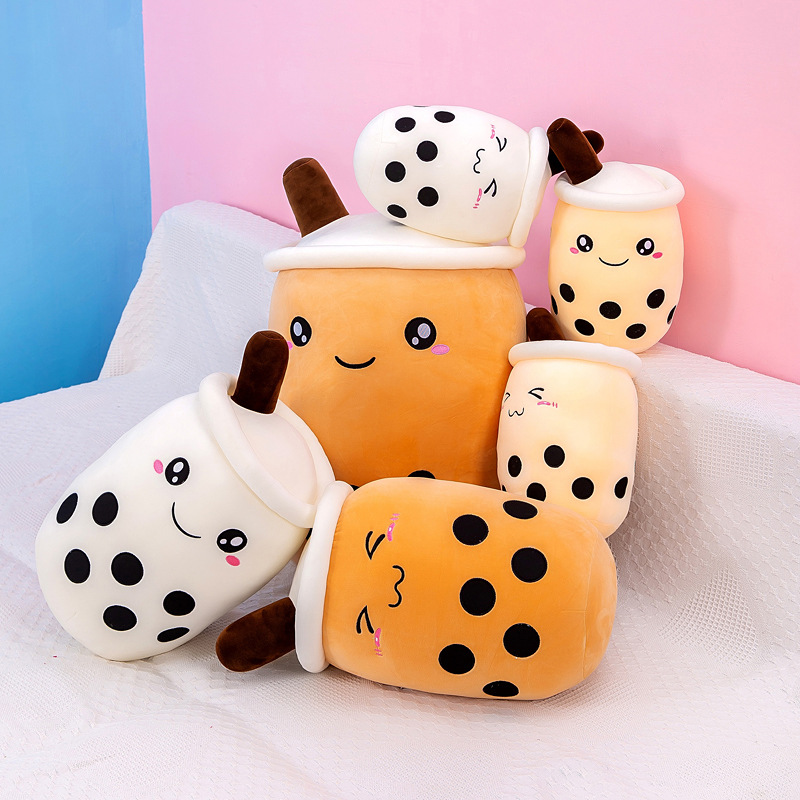 Local New Boba Dolls Bubble Tea Stuffed Toys Plush Doll Fluffy Stuffed ...