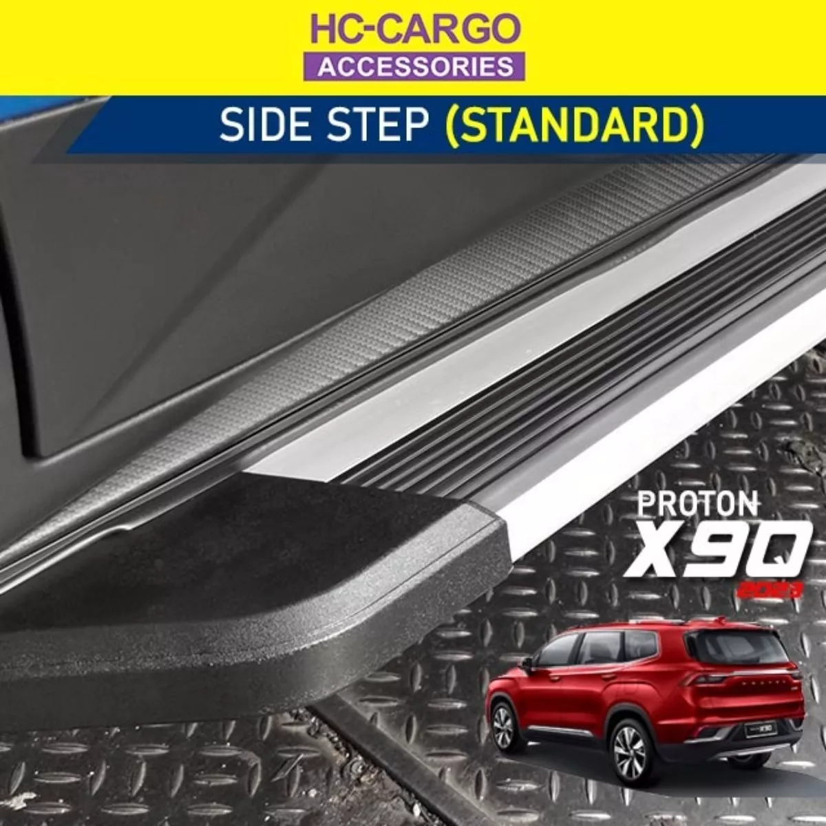 Hc Cargo Proton X90 Standard Running Board Side Door Side Step Aluminum ...
