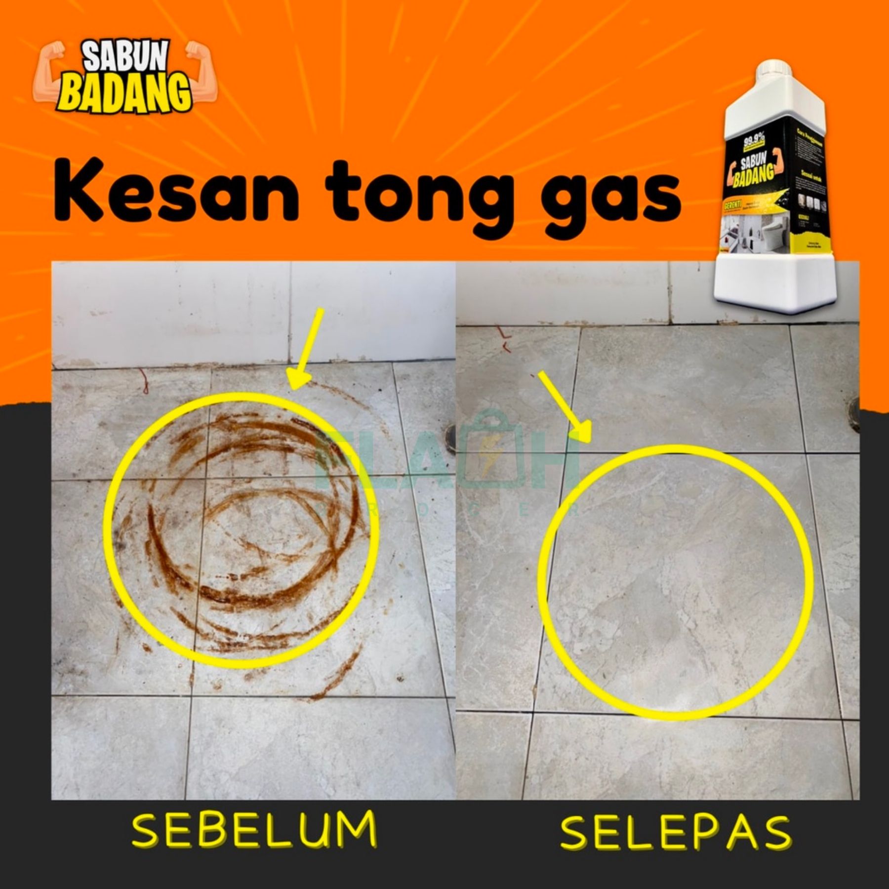 KAFERRY Sabun Badang Stain Remover 1000ml/SABUN BADANG pencuci baju ...