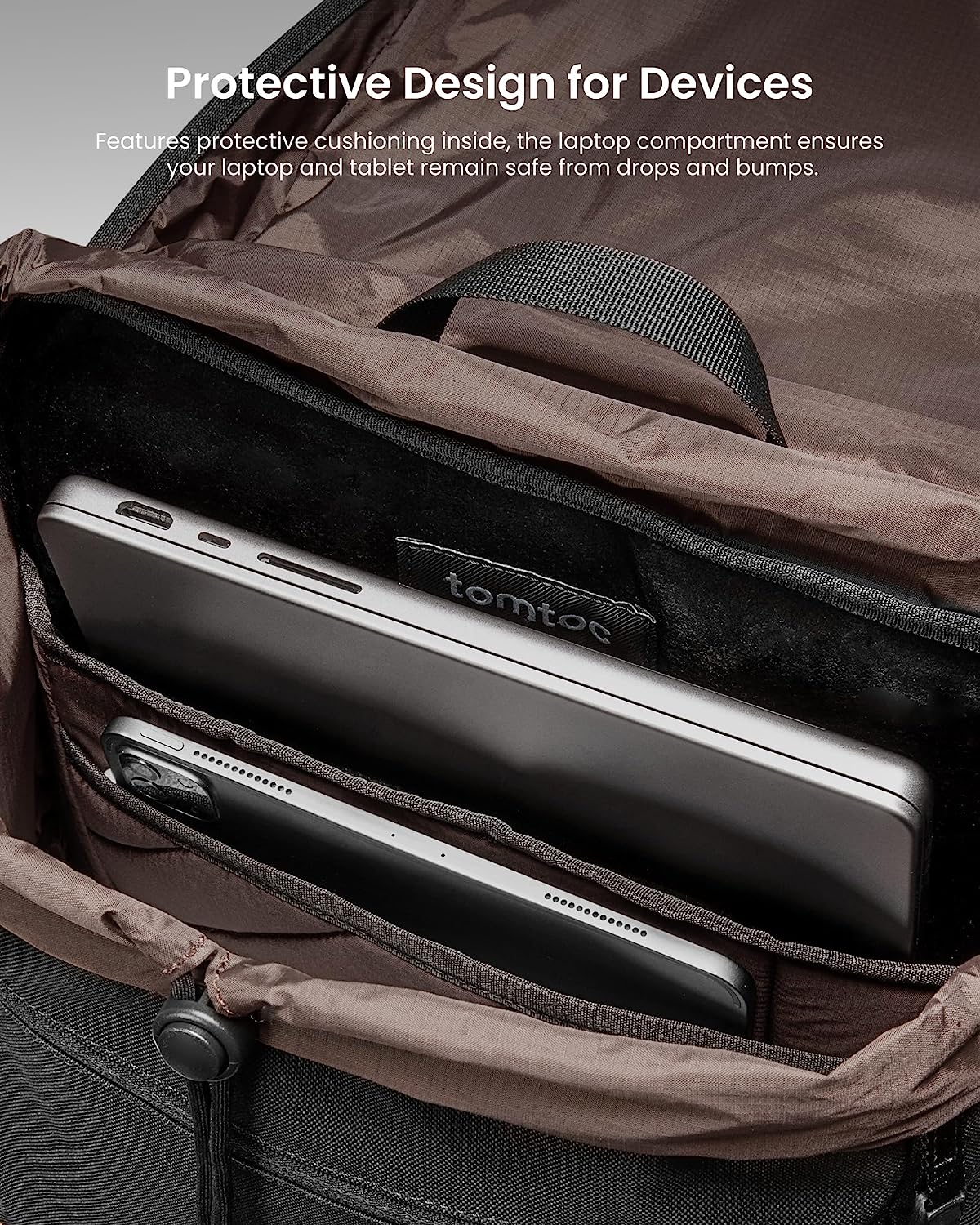 tomtoc TA1 Laptop Backpack 15.6 & 16 Inch VintPack Macbook Bag Men ...