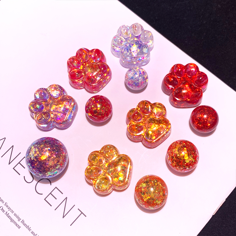 Highlight Holo Glitter Hexagon Sequins 4g Resin Art AB UV Resin Catpaw ...