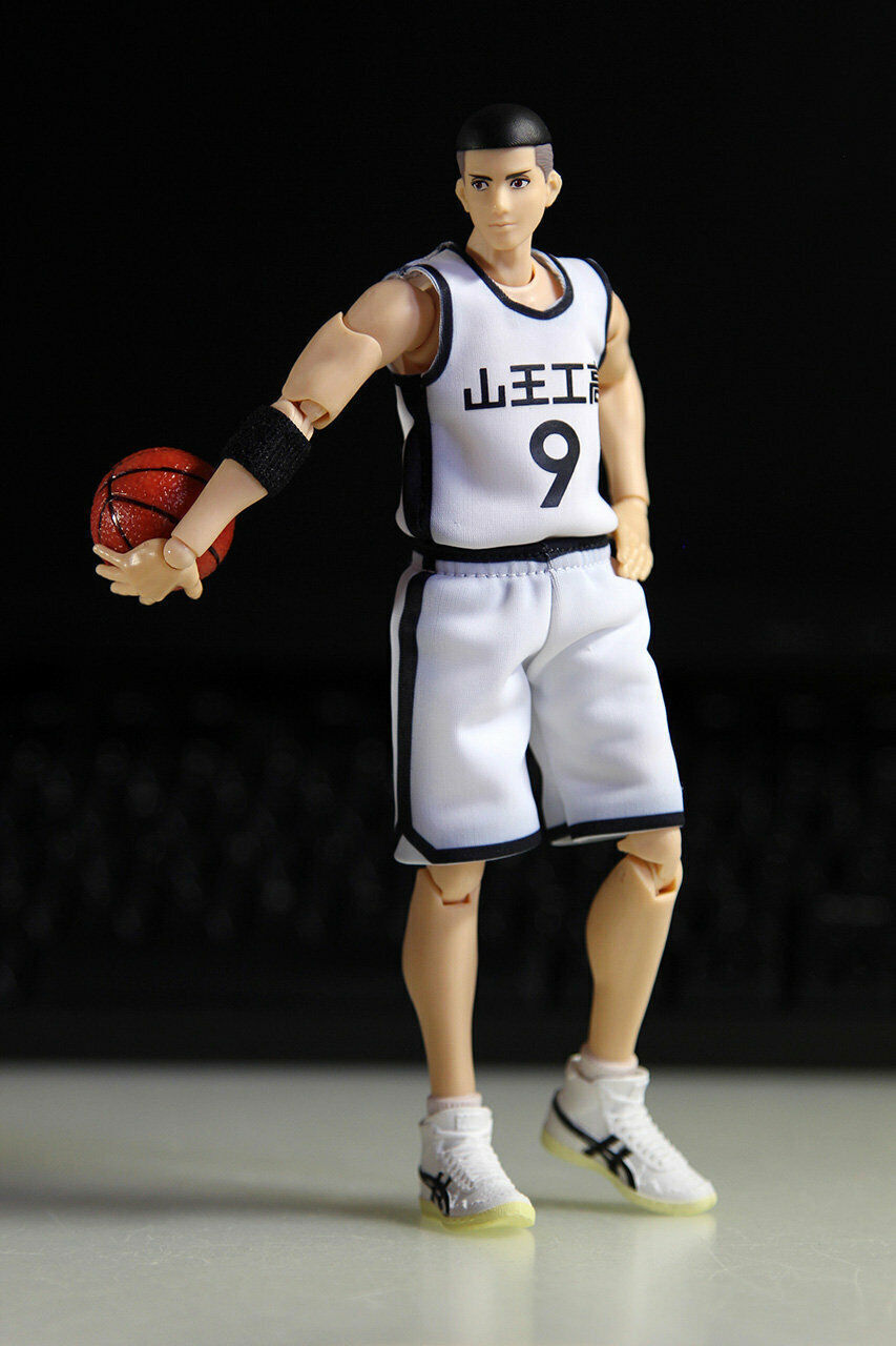 Dasin Model Slam Dunk Basketball Action Figures - Akita Sannoh No.9 Sawakita Eiji Figure ( White ...
