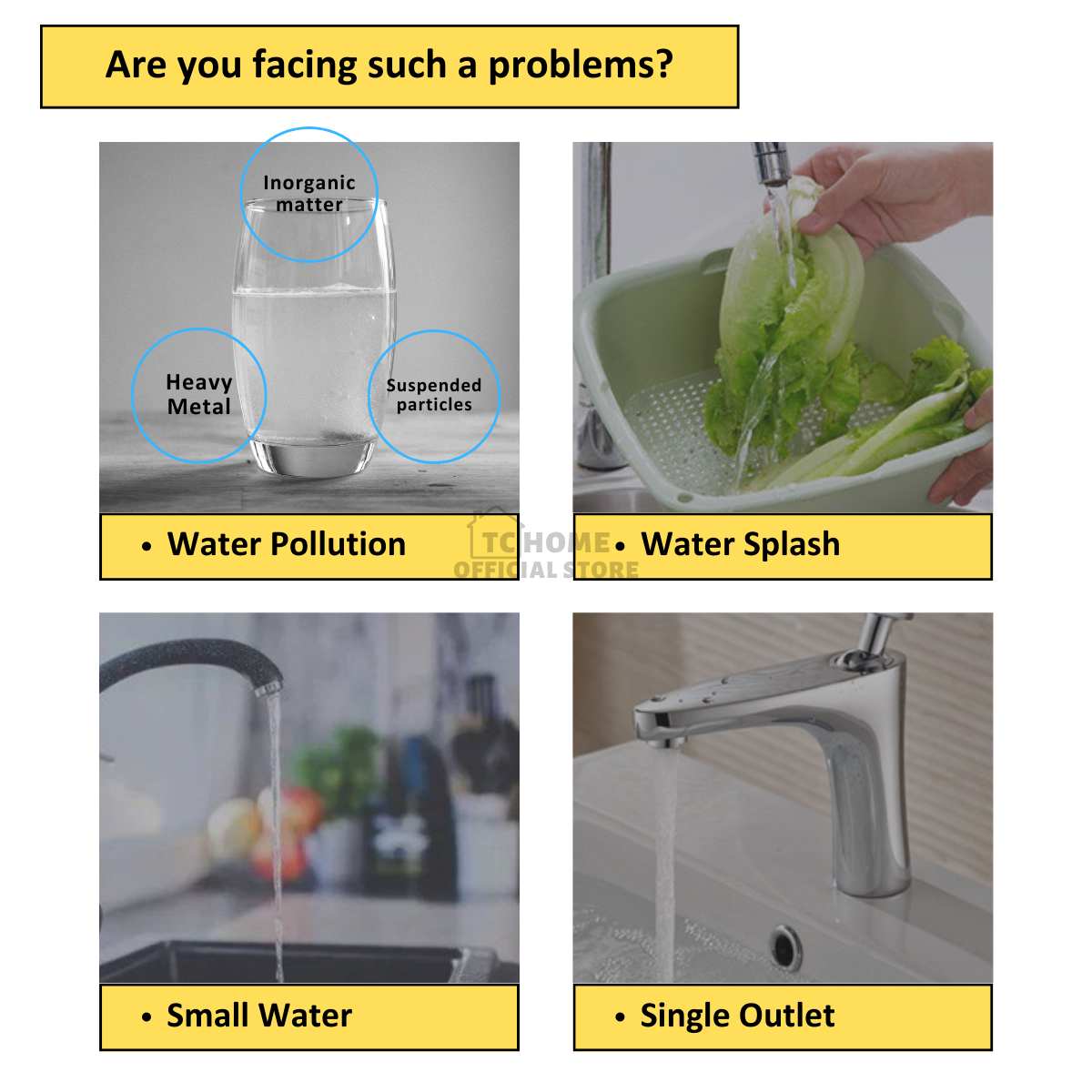 Tap Head Kran Penapis Air Kepala Paip Sinki Filter Dapur Faucet Sink ...