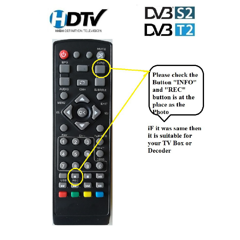Remote control Mytv dvb t2/s2/k3/k2 | Shopee Malaysia