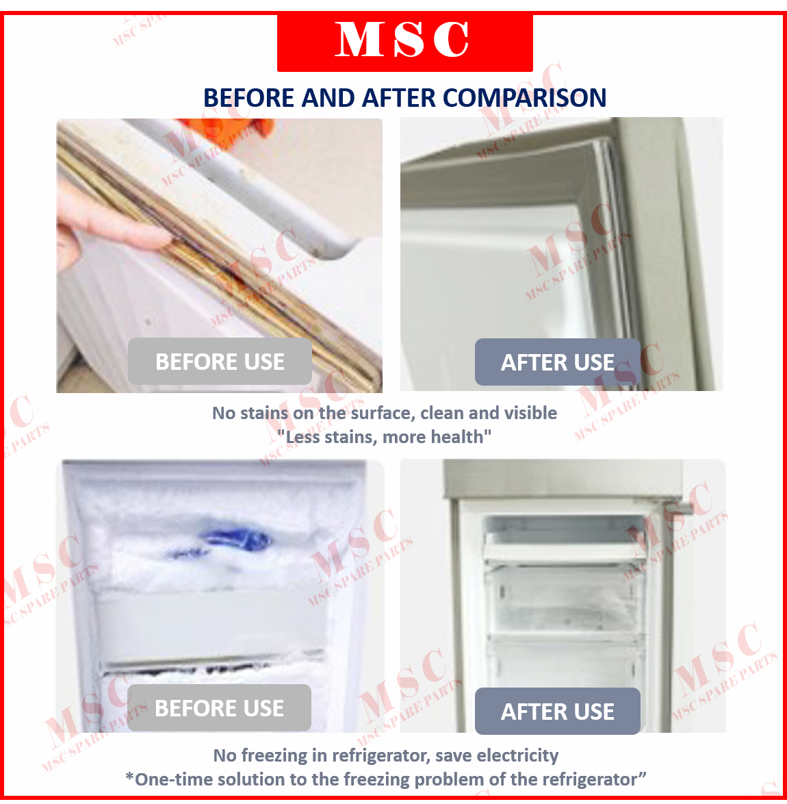 Universal Refrigerator / Freezer / Chiller Door Rubber Gasket Showcase ...